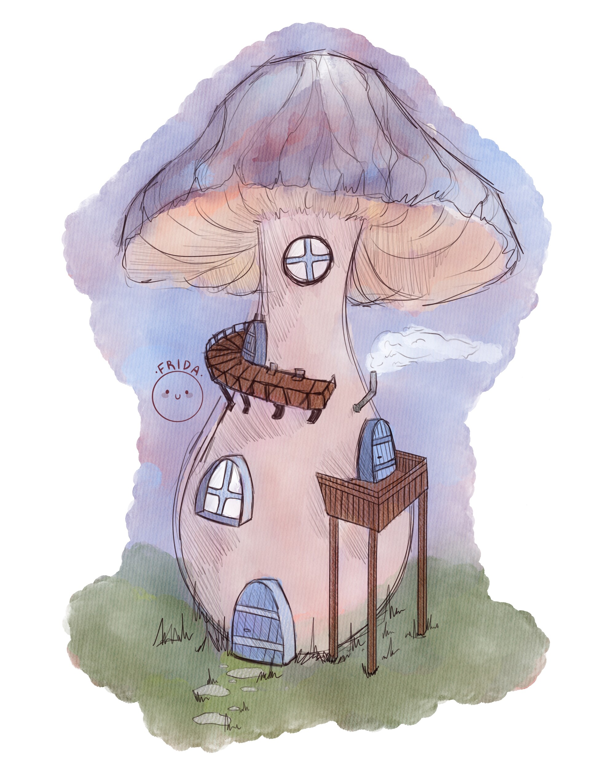 ArtStation - Mushroom house