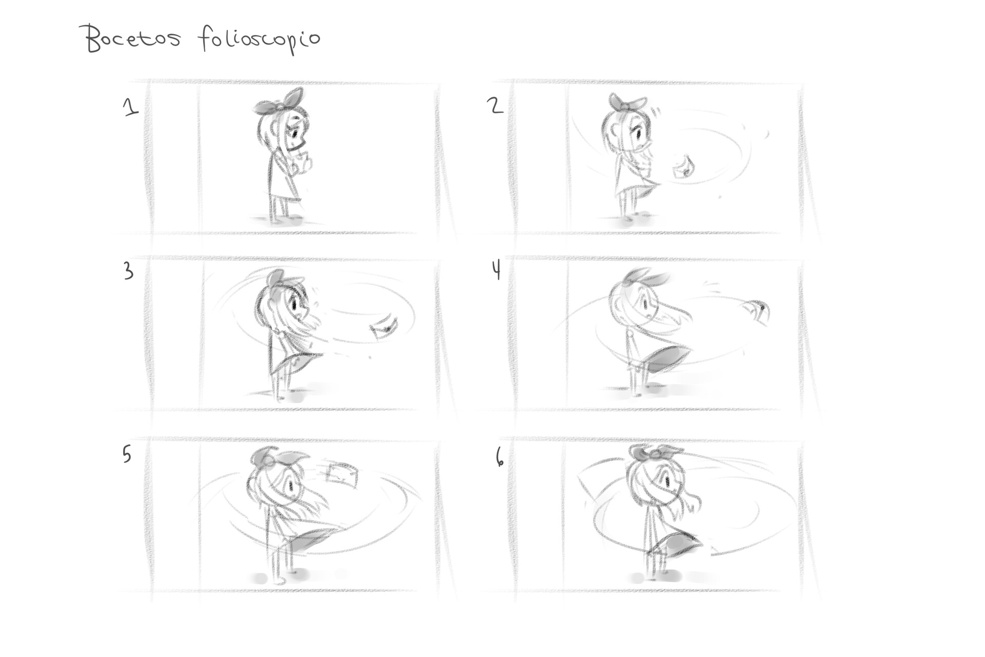 ArtStation - Bocetos folioscopio (2021)