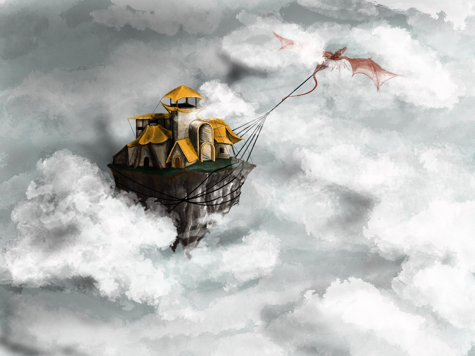 ArtStation - Great Migration of World Dragons