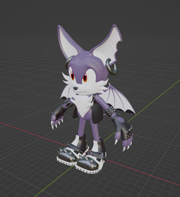 Malemort Model Maker - Klaws the Bat - Blender 3D Modeling