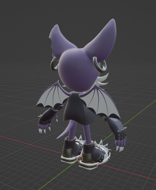 Malemort Model Maker - Klaws the Bat - Blender 3D Modeling