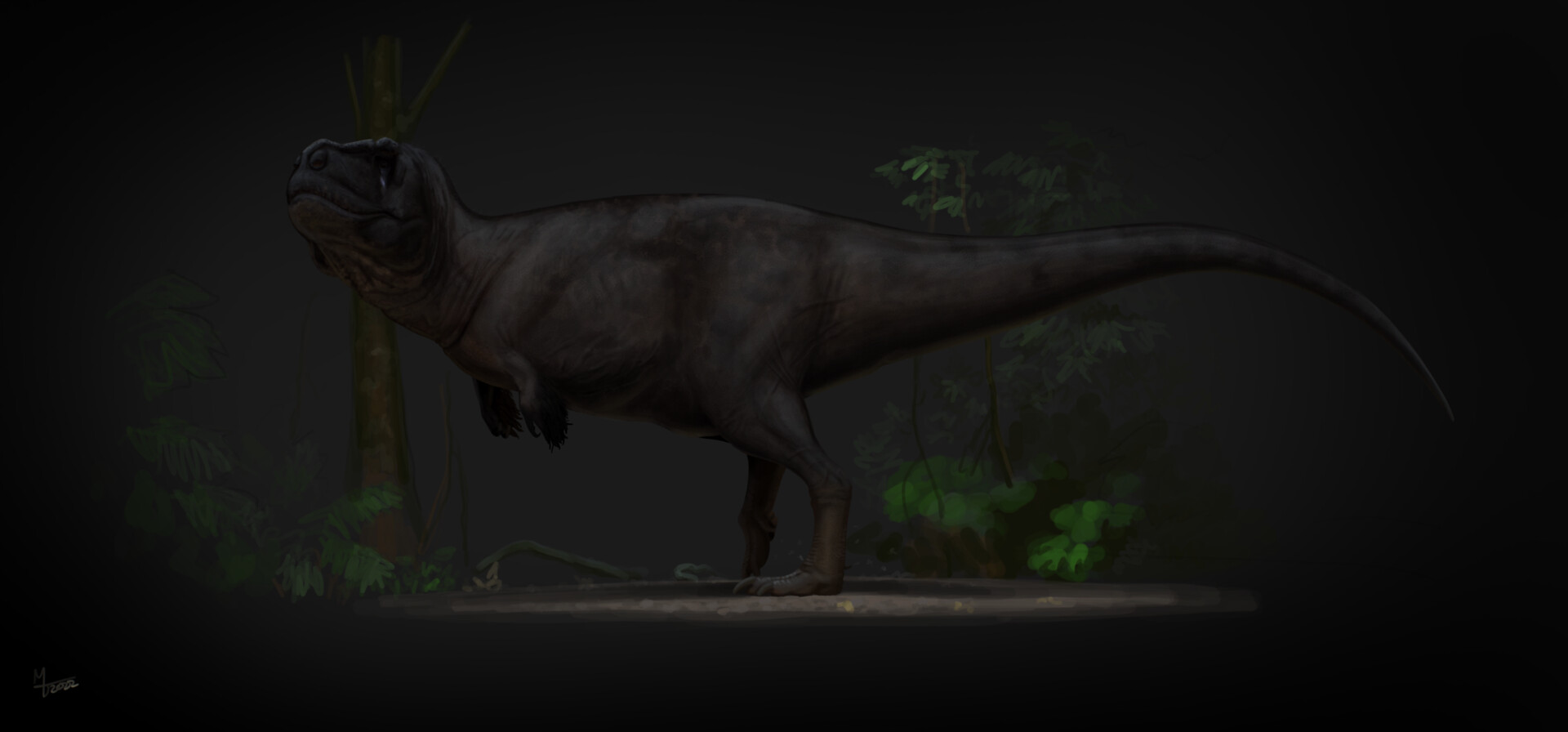 ArtStation - Tyrannosaurus Speedpaint