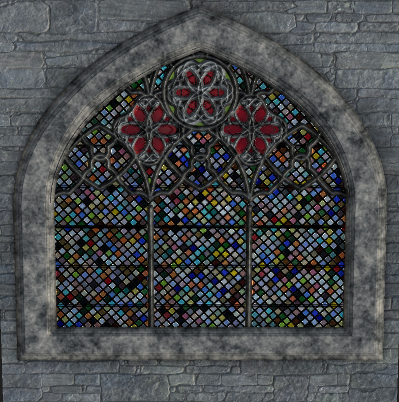 ArtStation - Gothic Window tracery designs