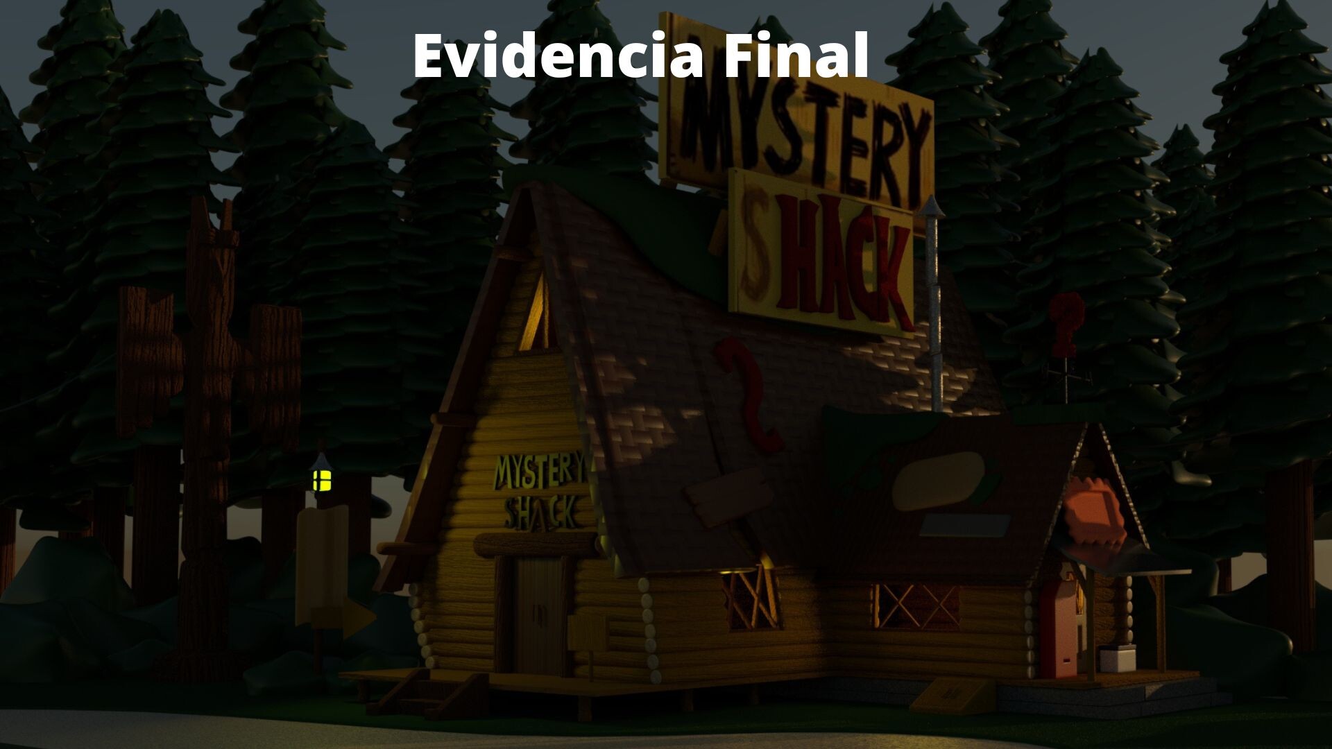 ArtStation - Mystery Shack Render