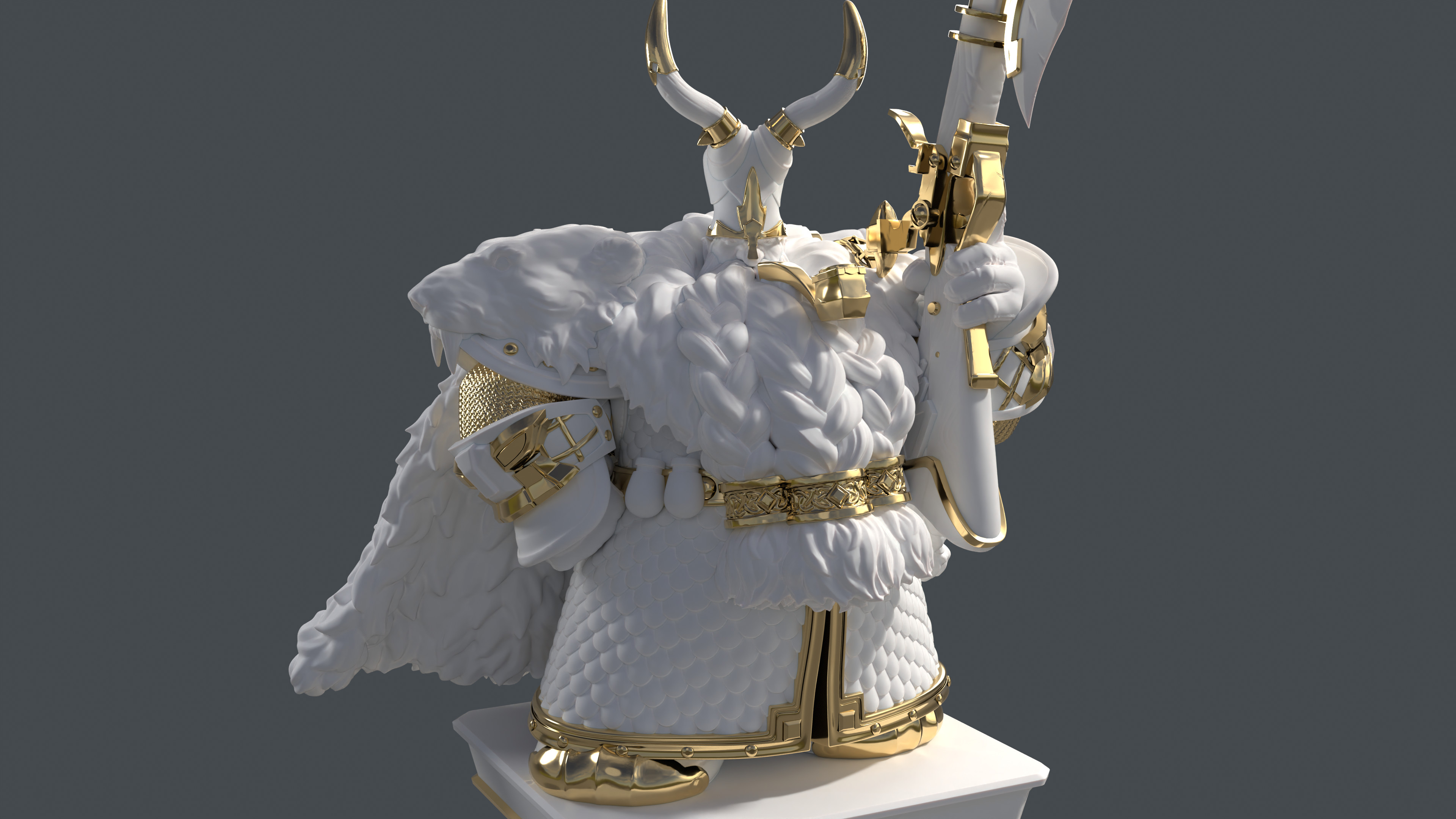 Yichen Liu - Magnum Quest Statue - Dwarf