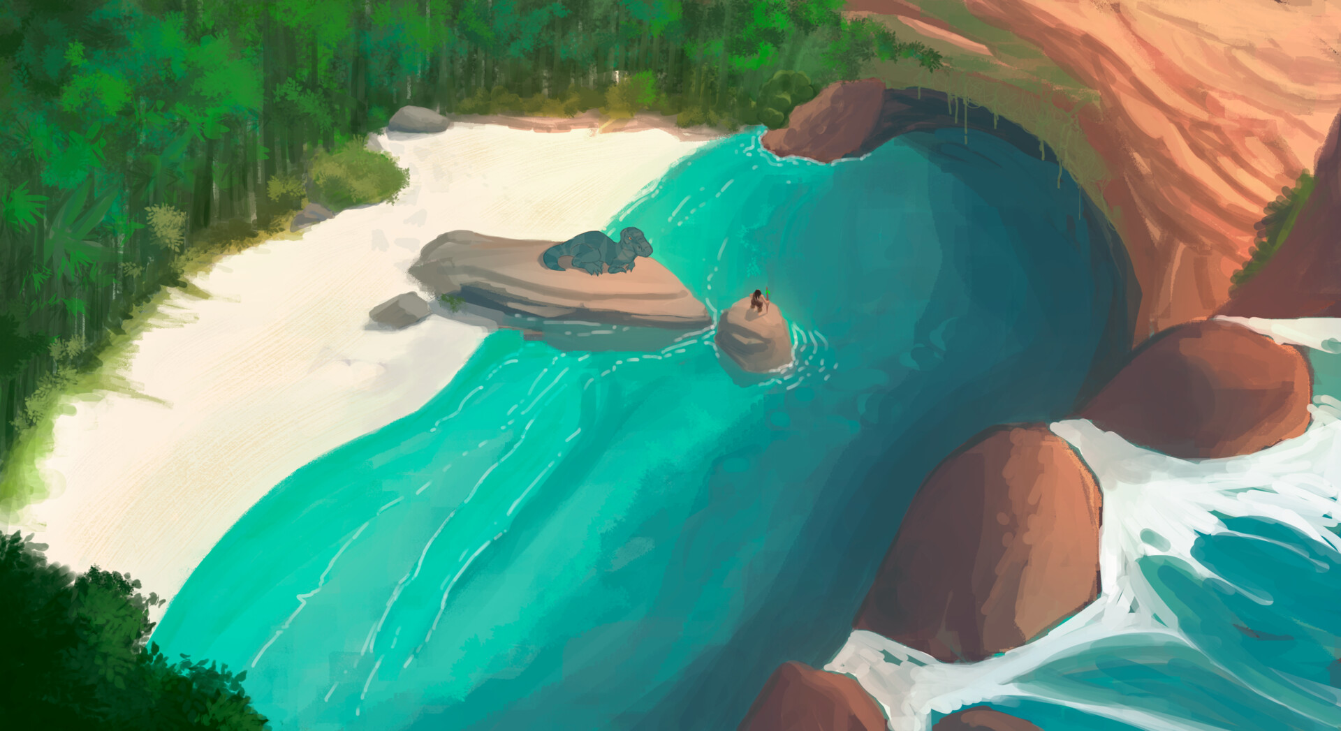 Rauny Fernando - PRIMAL - Rage of the Ape-Men fanart