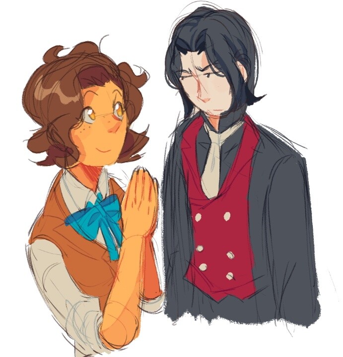 ArtStation - My two stup1d ocs hehe