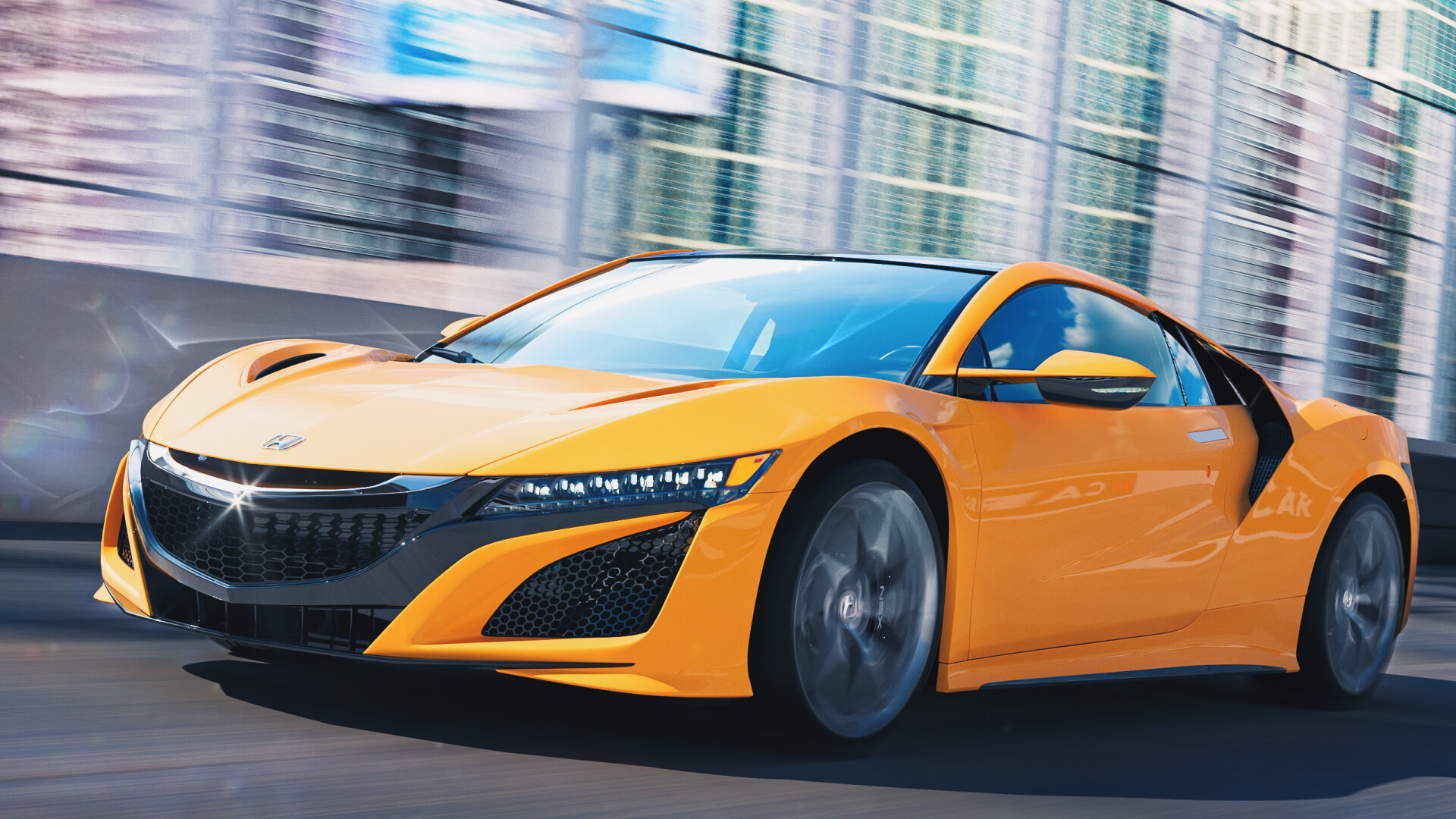 ArtStation - NSX Race - Automotive Render - SM Car Paint Designer