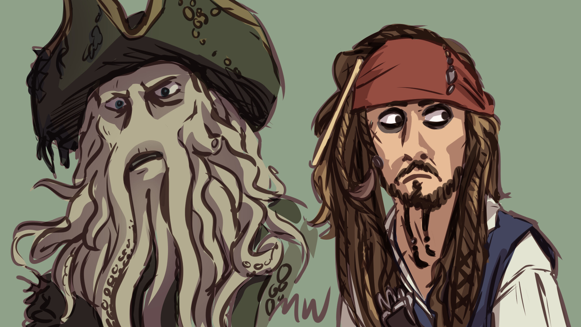 ArtStation - Pirates of the Caribbean doodles (2021)