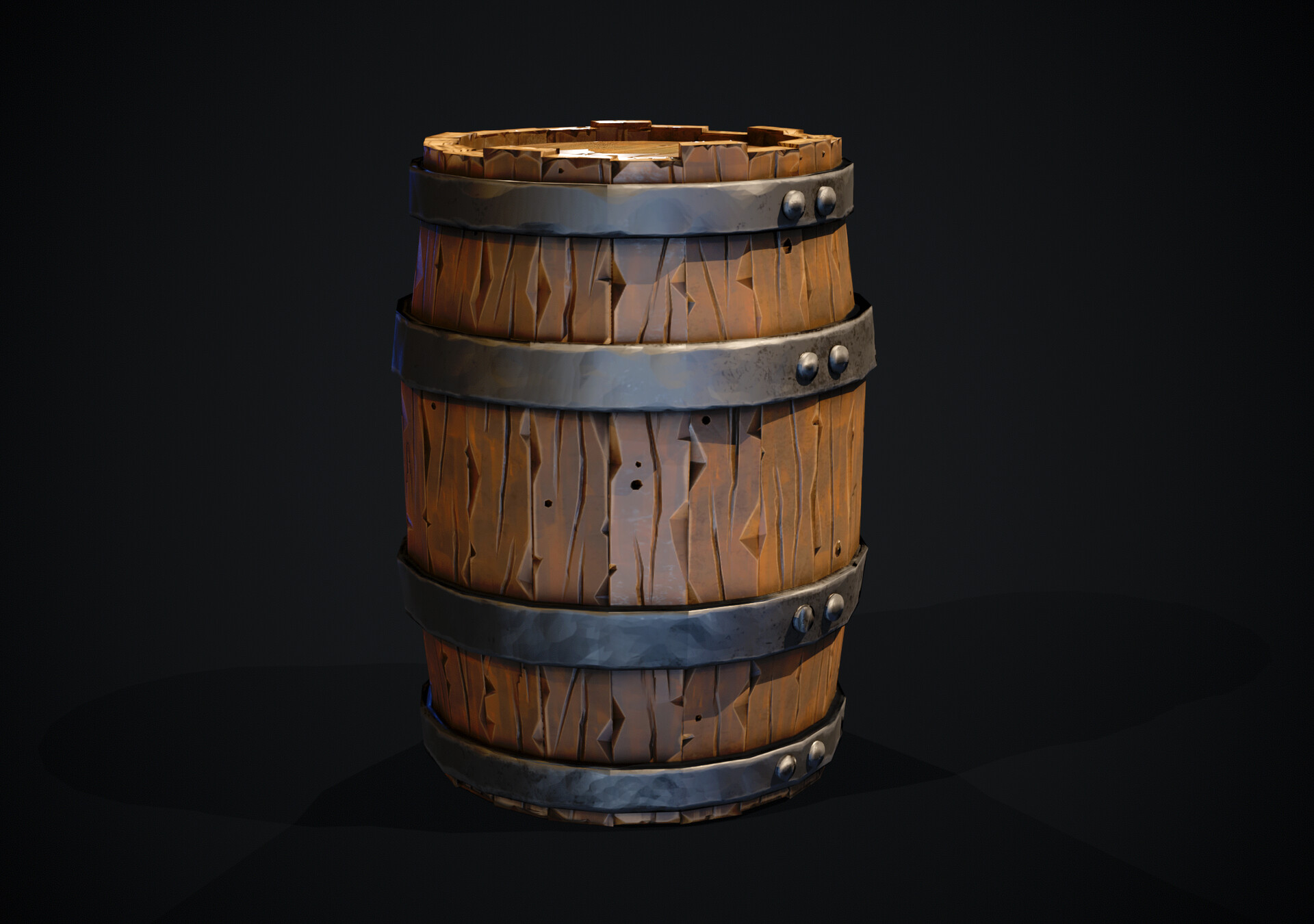 ArtStation - Barrel Game Asset