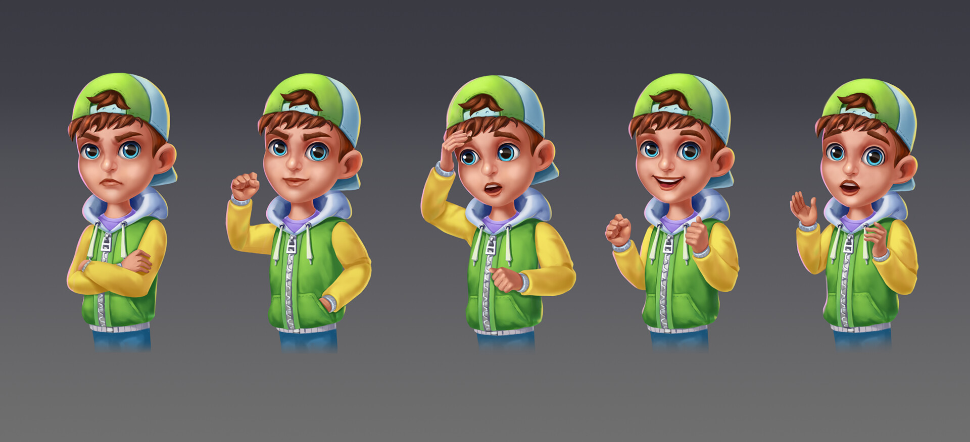 ArtStation - Character design - Boy