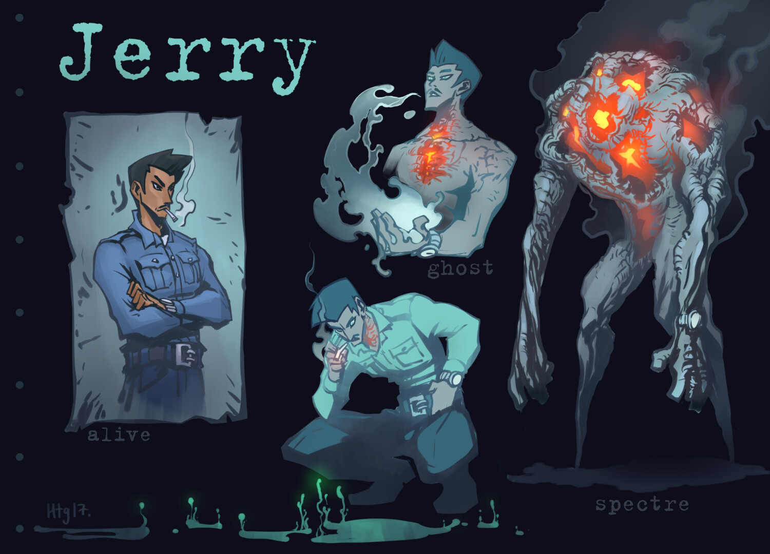 ArtStation - Jerry the ghost