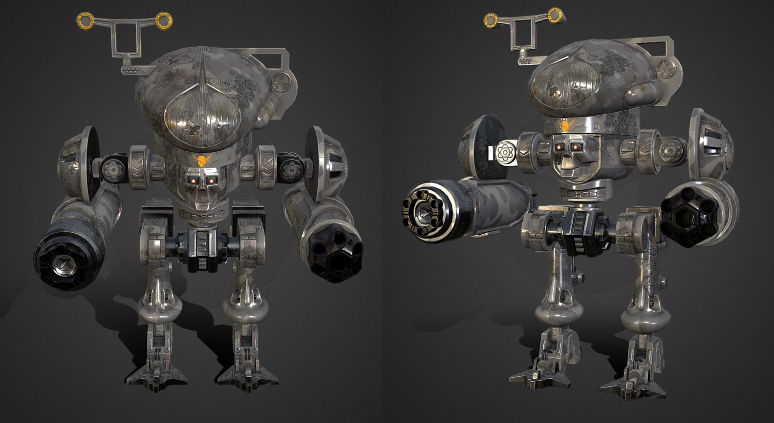 ArtStation - Skullwalker cyborg