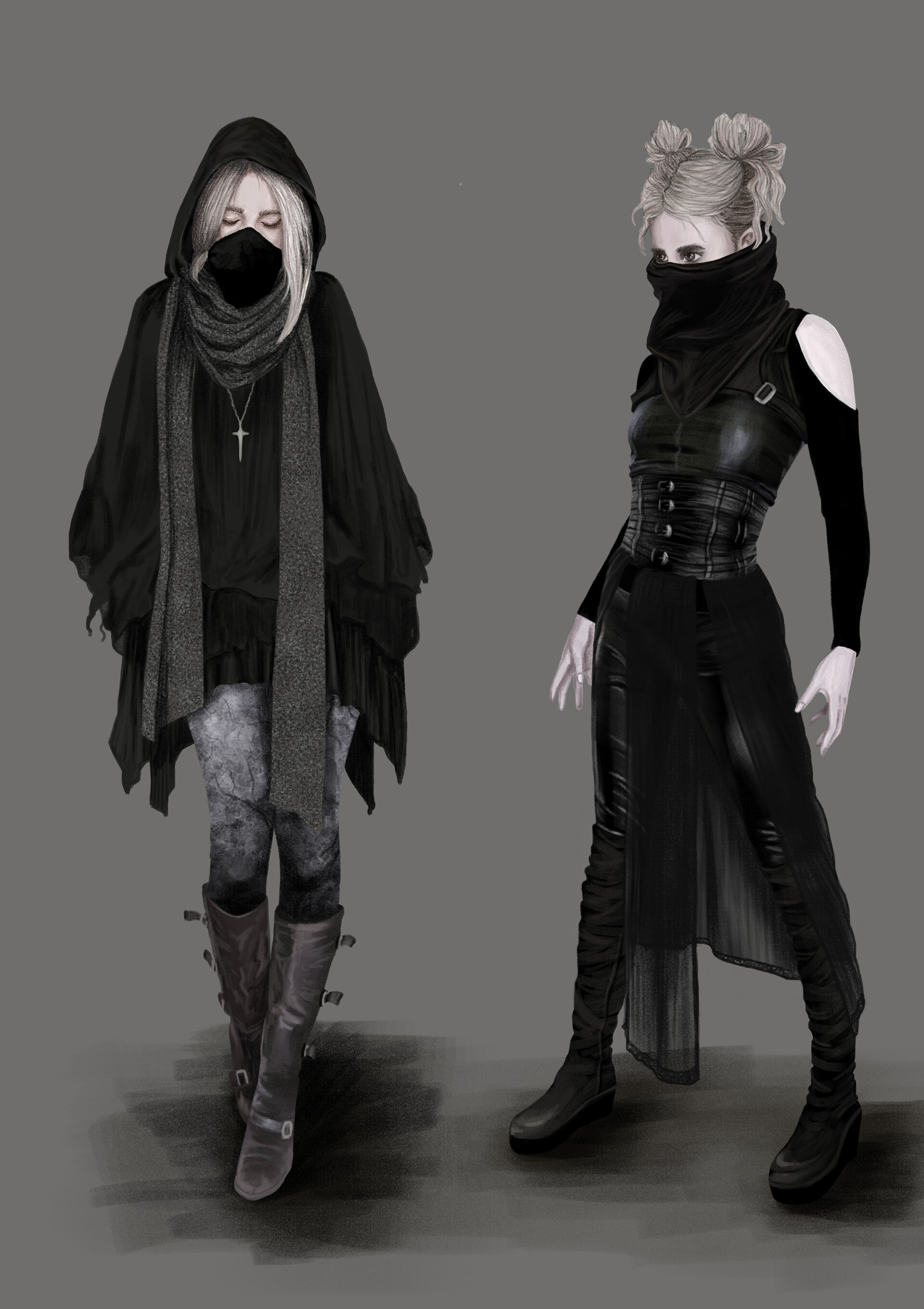 ArtStation - Goth girl