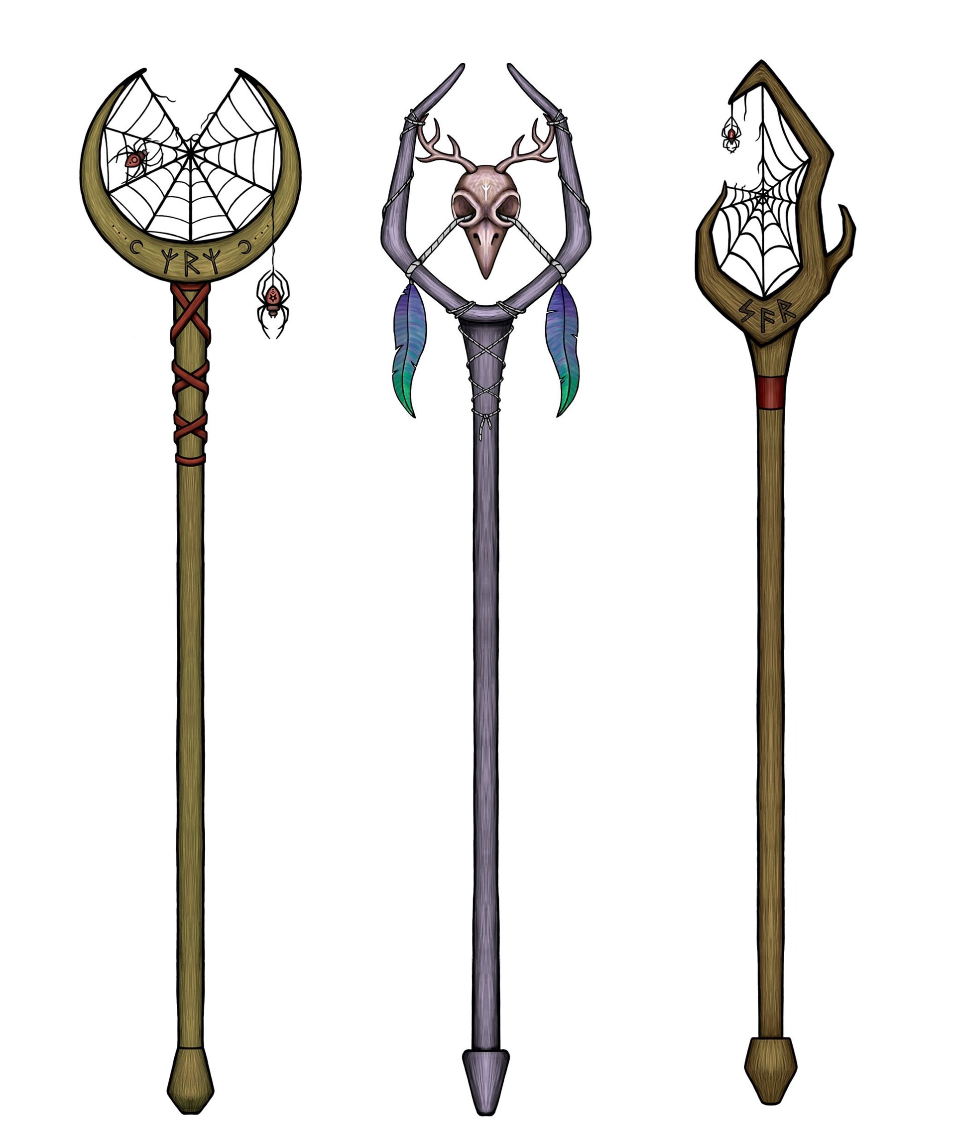 ArtStation - Staff of the Forest