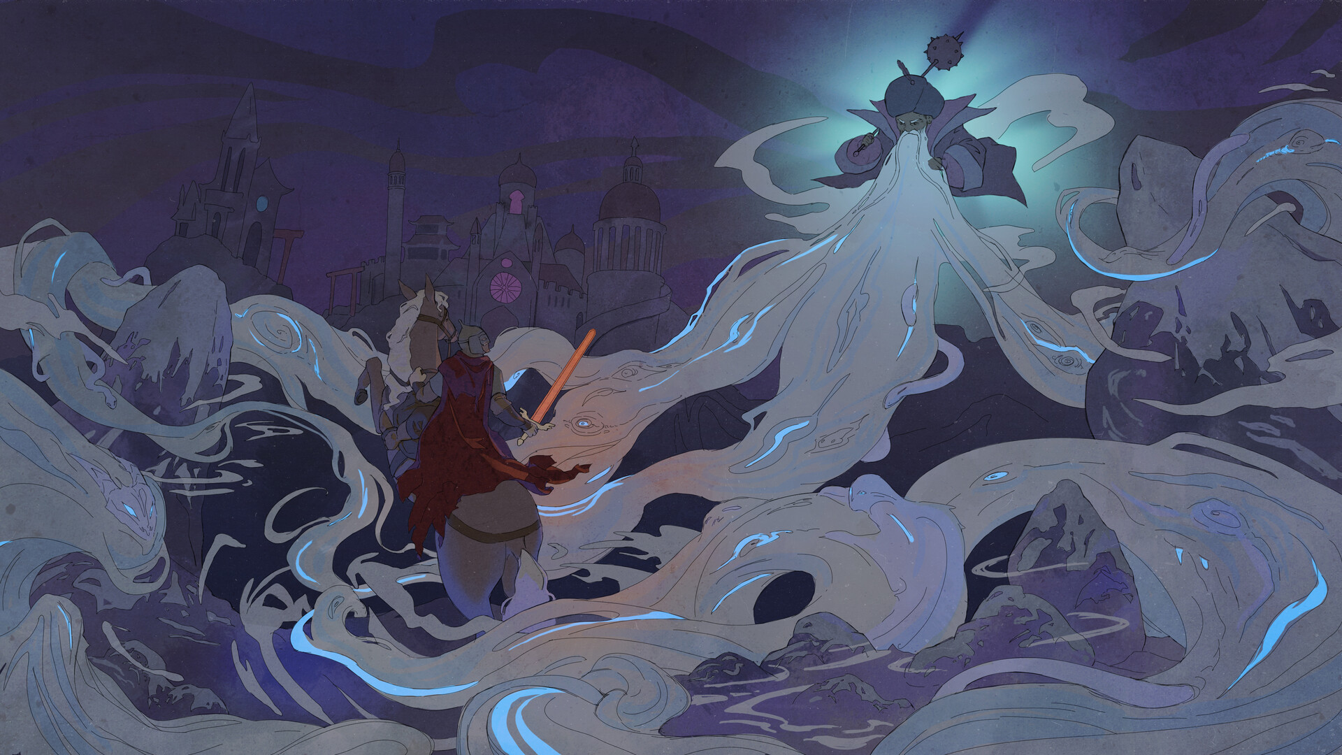 ArtStation - "Ruslan and Ludmila" by A. Pushkin. Animation Concep Art. " Battle with Chernomor"