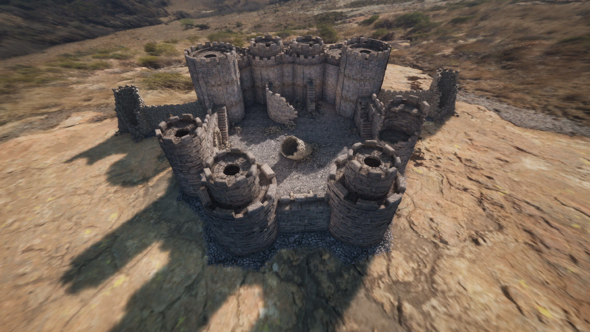 PackDev - Ultimate Medieval Castle / Walls & Towers / 40+ Assets