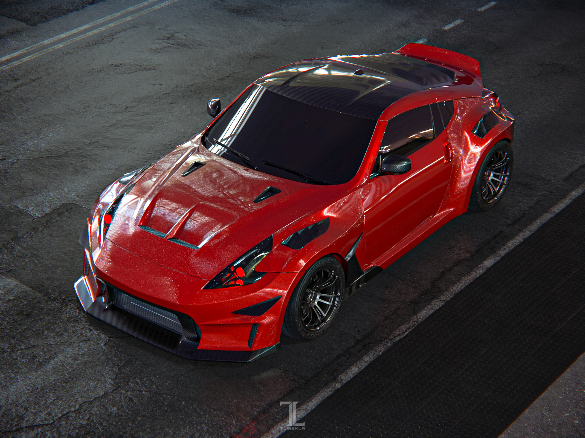 Kasim Tlibekua - Nissan 370Z. BadAss VR-Z