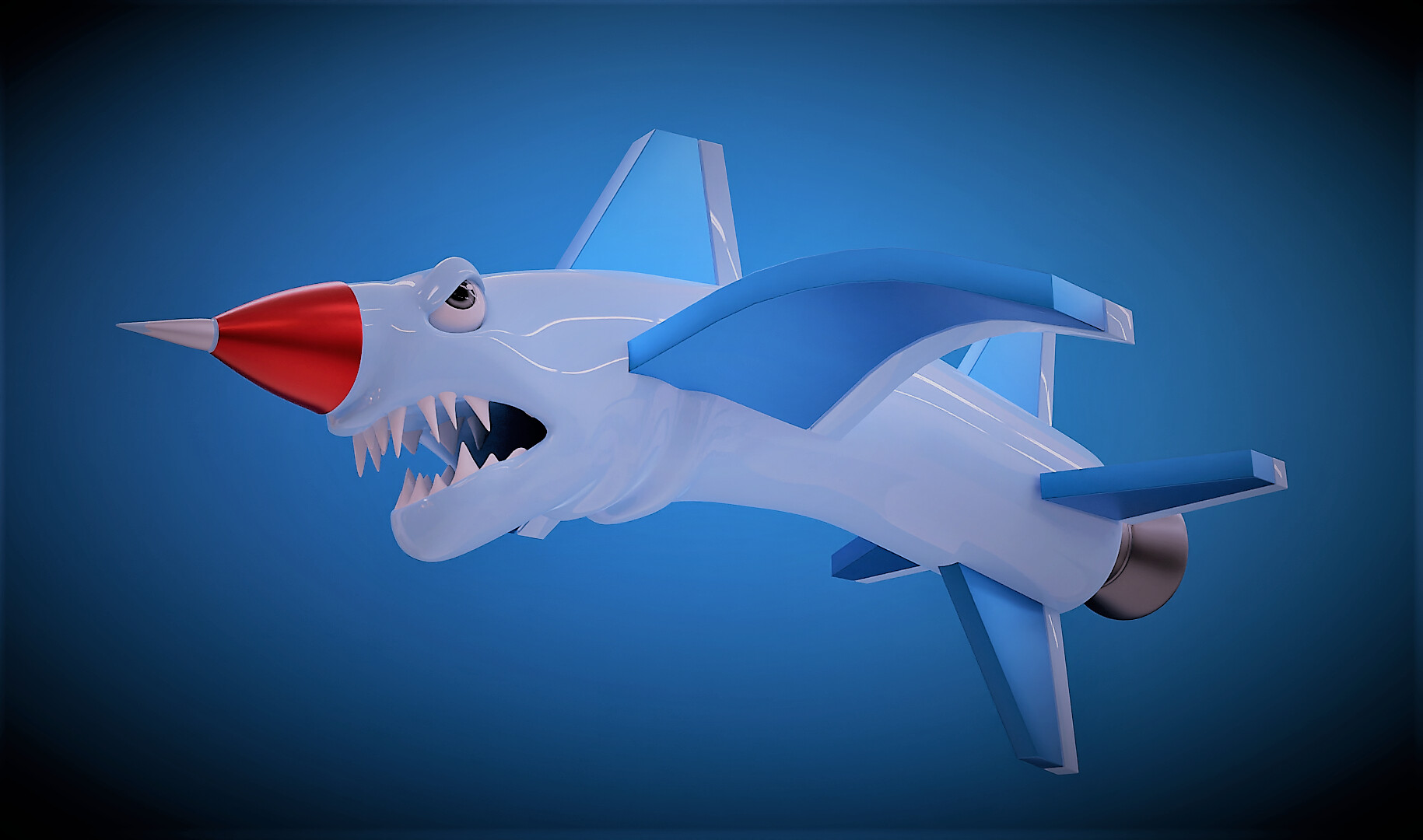 ArtStation - rocket shark