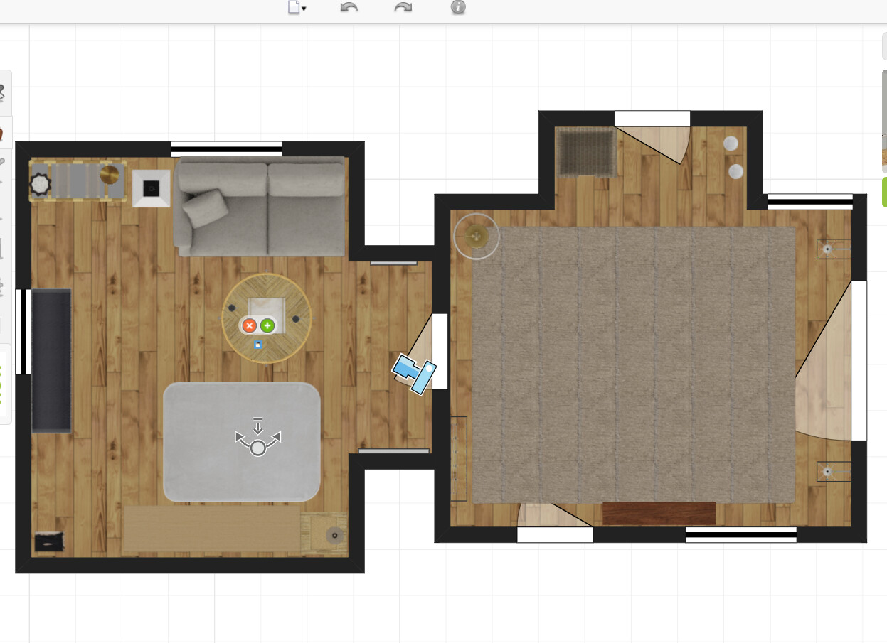 ArtStation - alternate Undertale floor plan two room interior