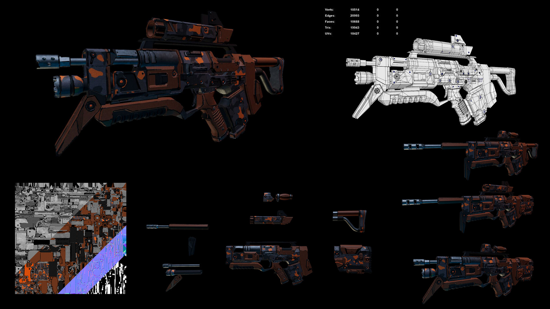 ArtStation - Borderlands Fan Art : Dahl Weapon