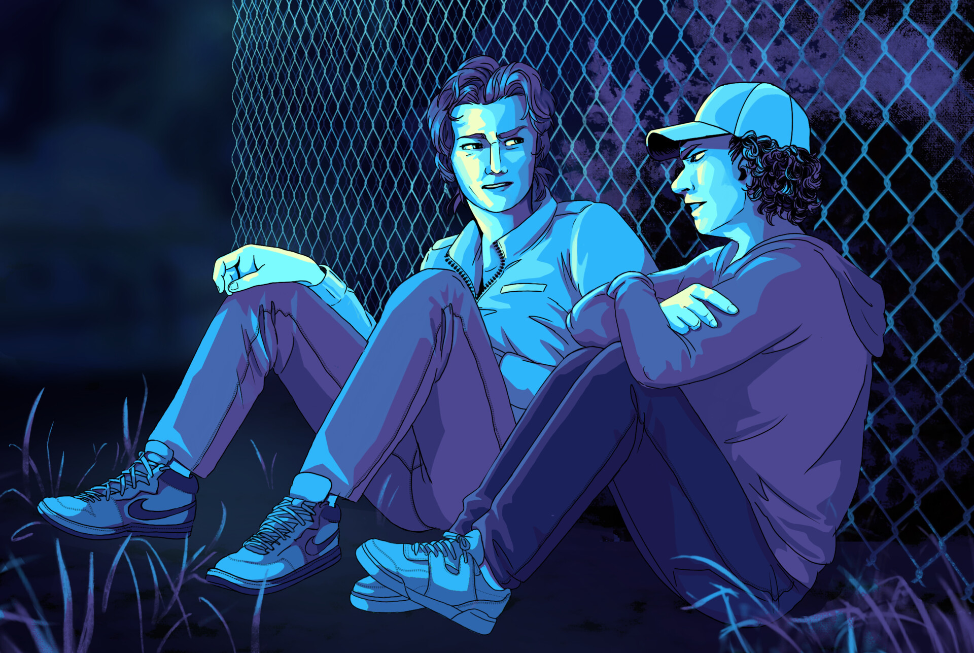 ArtStation - Stranger Things - Steve and Dustin