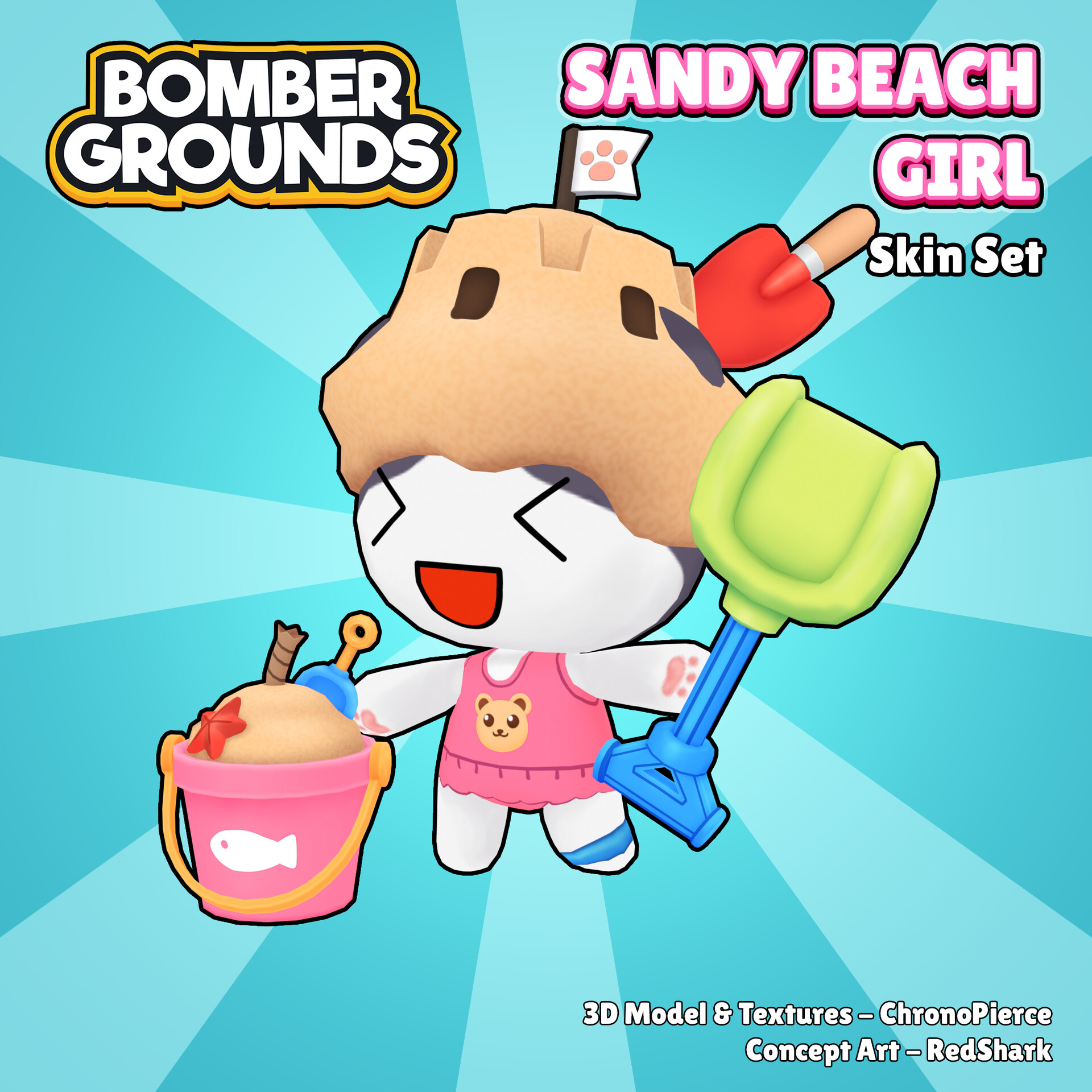 ChronoPierce 3D - Bombergrounds Battle Royale - 3D Skins Sets (Seasons 4-7)