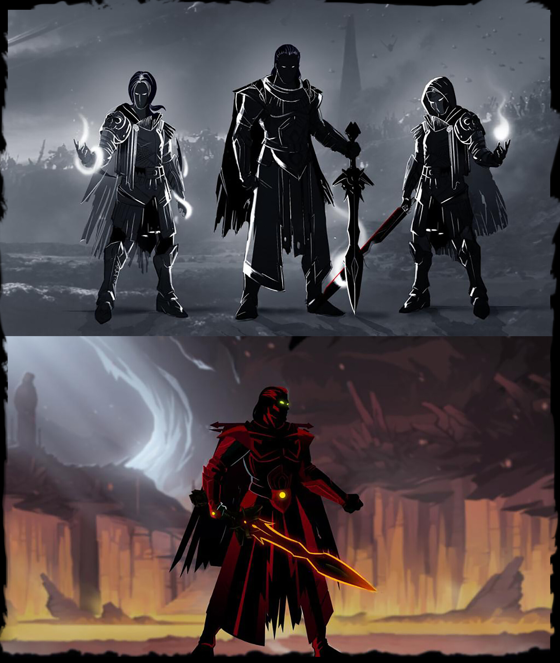 ArtStation - shadow characters