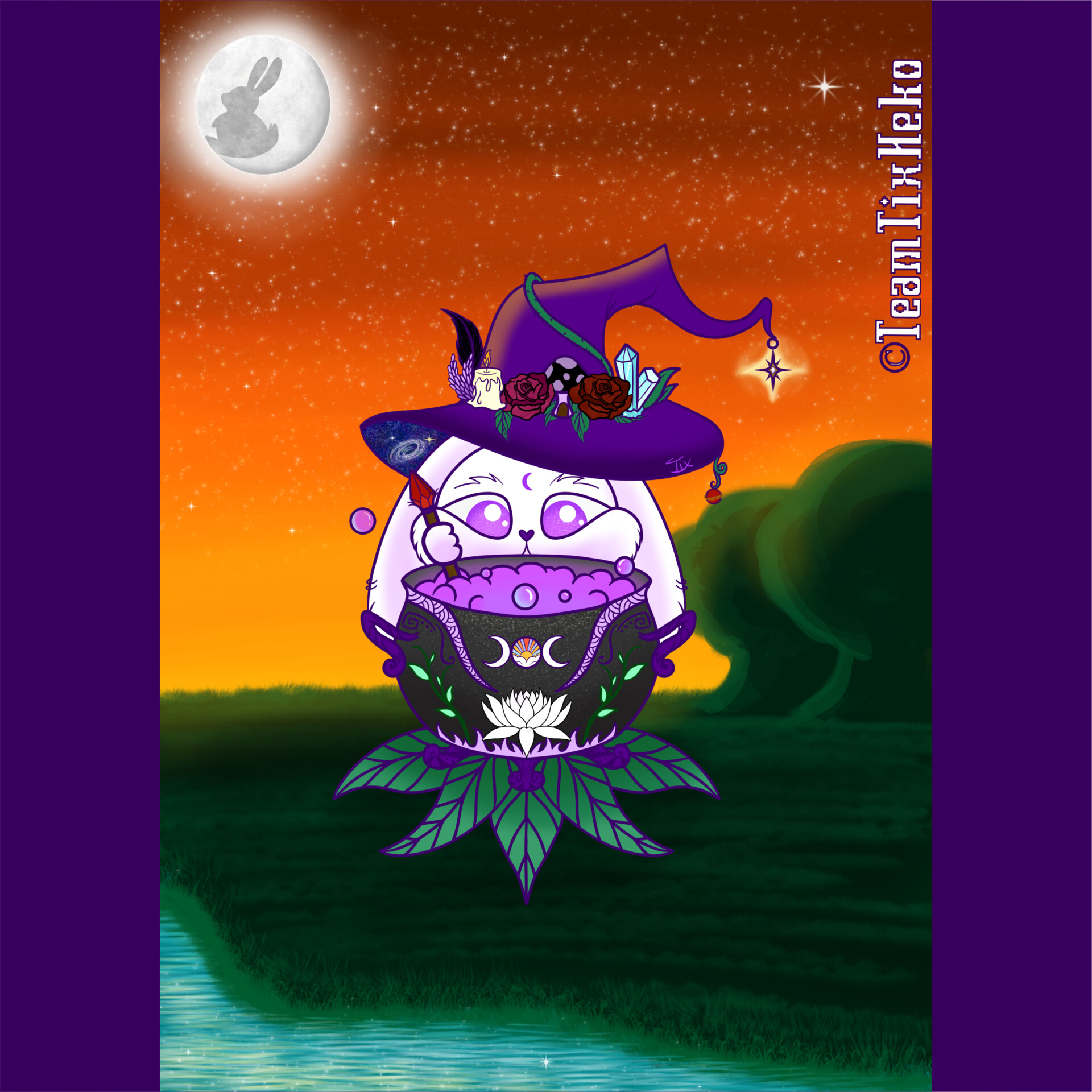 ArtStation - "Tix Witch" (2022) by Tix 🐰