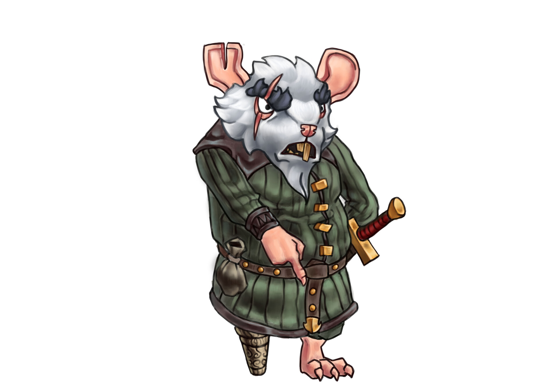 ArtStation - Rat Clan leader