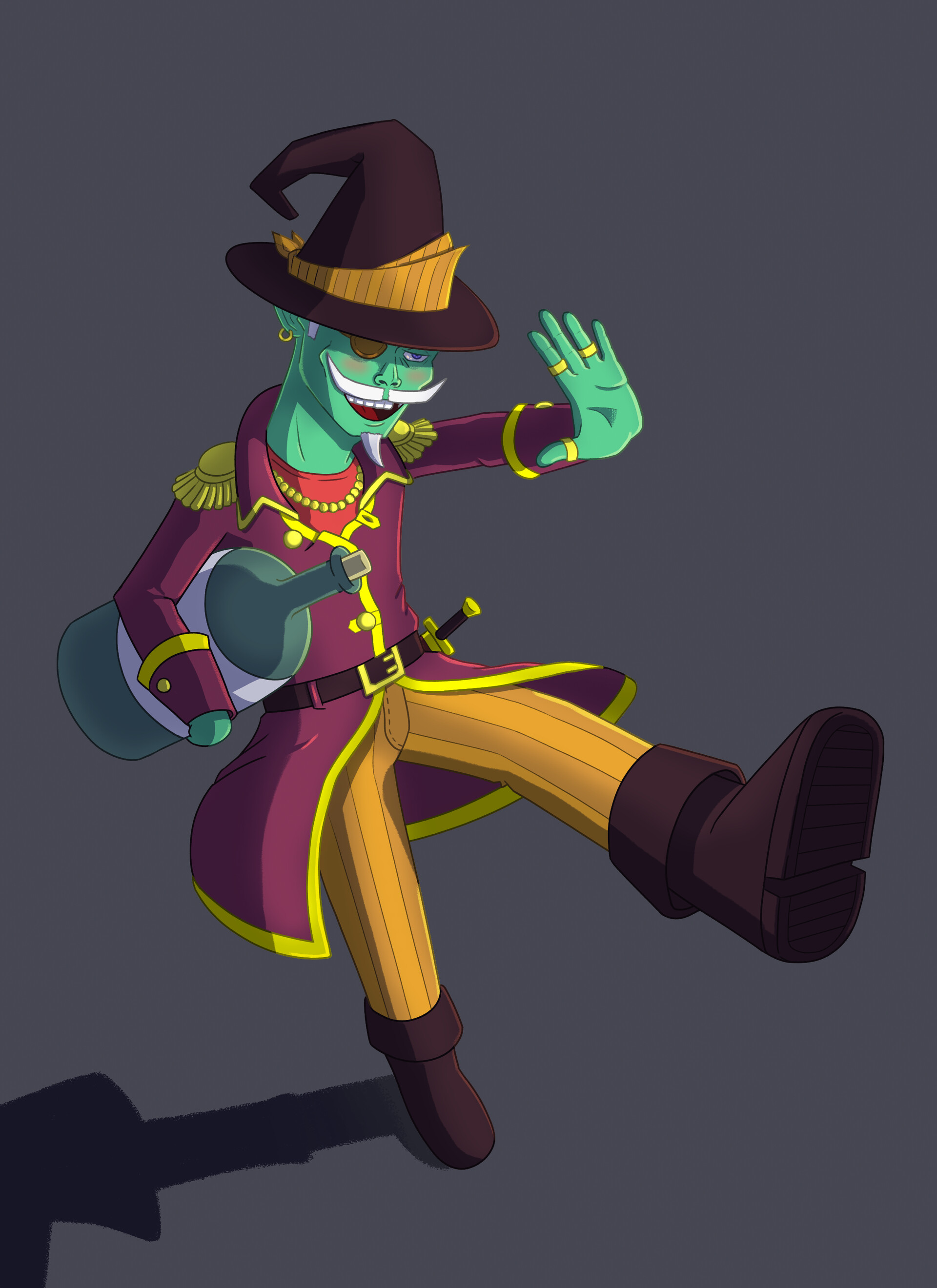 ArtStation - Pirate Wizard Gnome