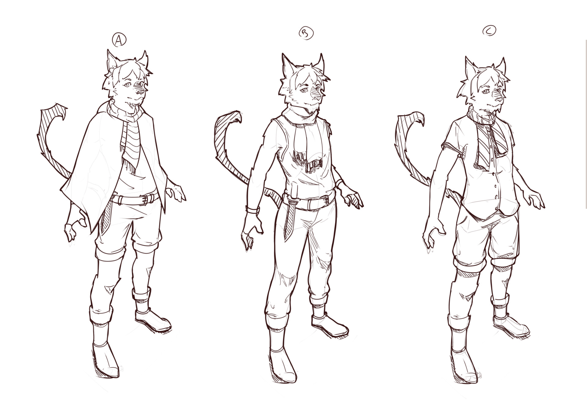 ArtStation - rough sketches for a DnD campaign