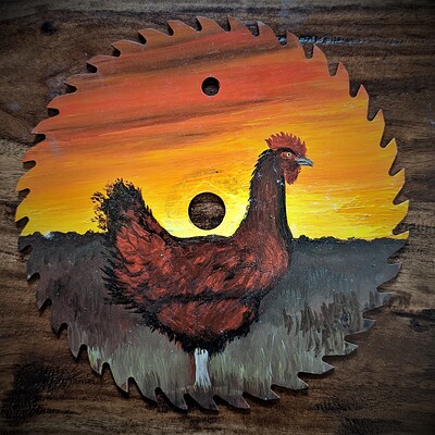 red rooster logo old