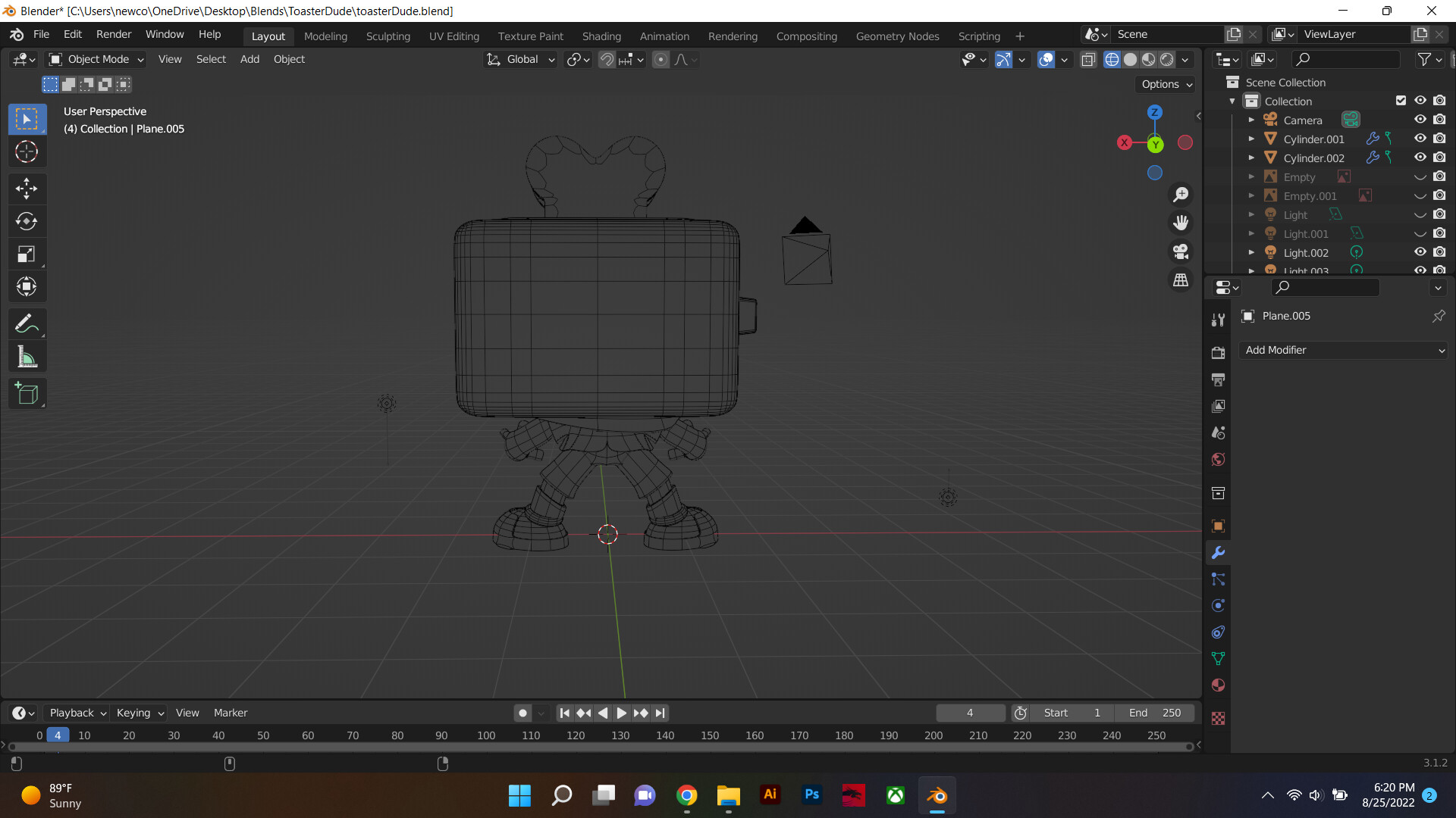 Illustrating Alex - Toaster Dude
