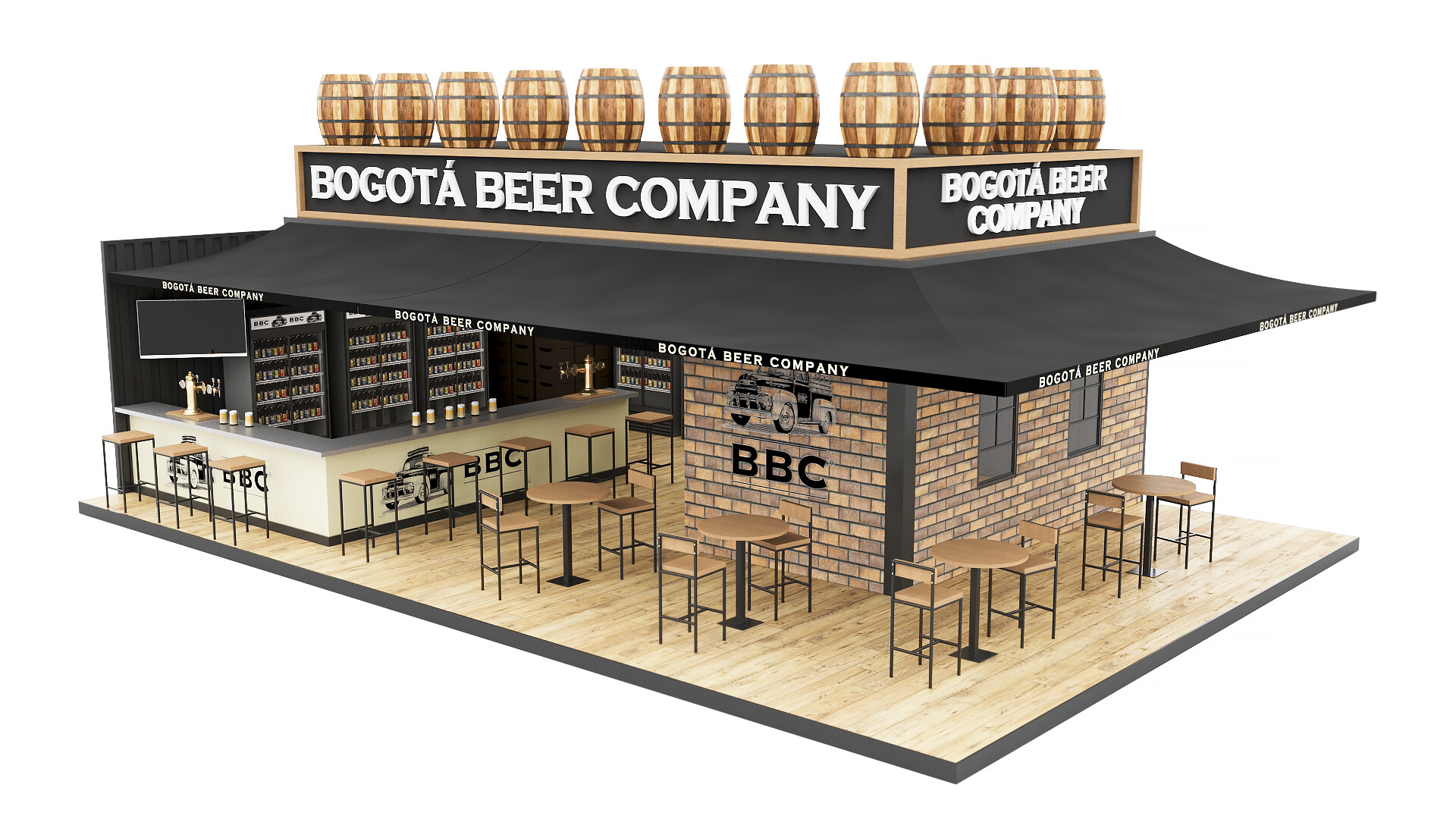 ArtStation - Render Stand efímero BBC