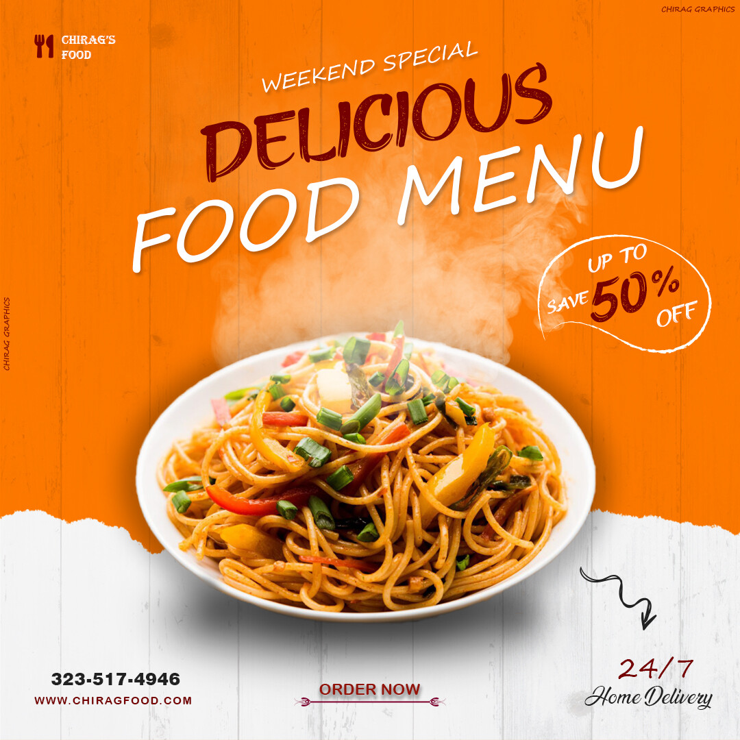 ArtStation - Food Poster