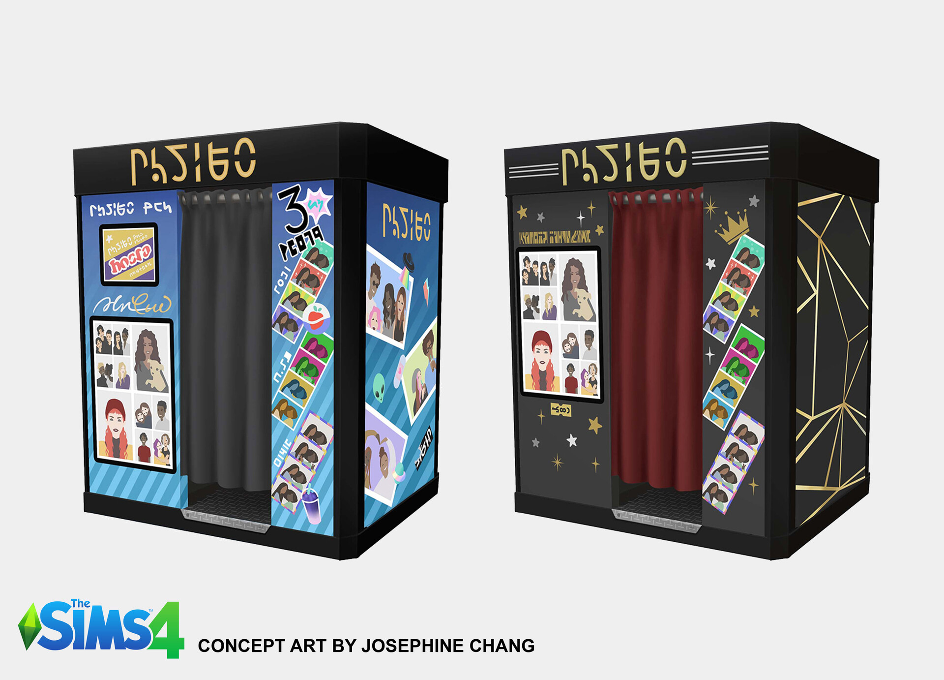 Josephine Chang - The Sims 4: High School Years Concept Art