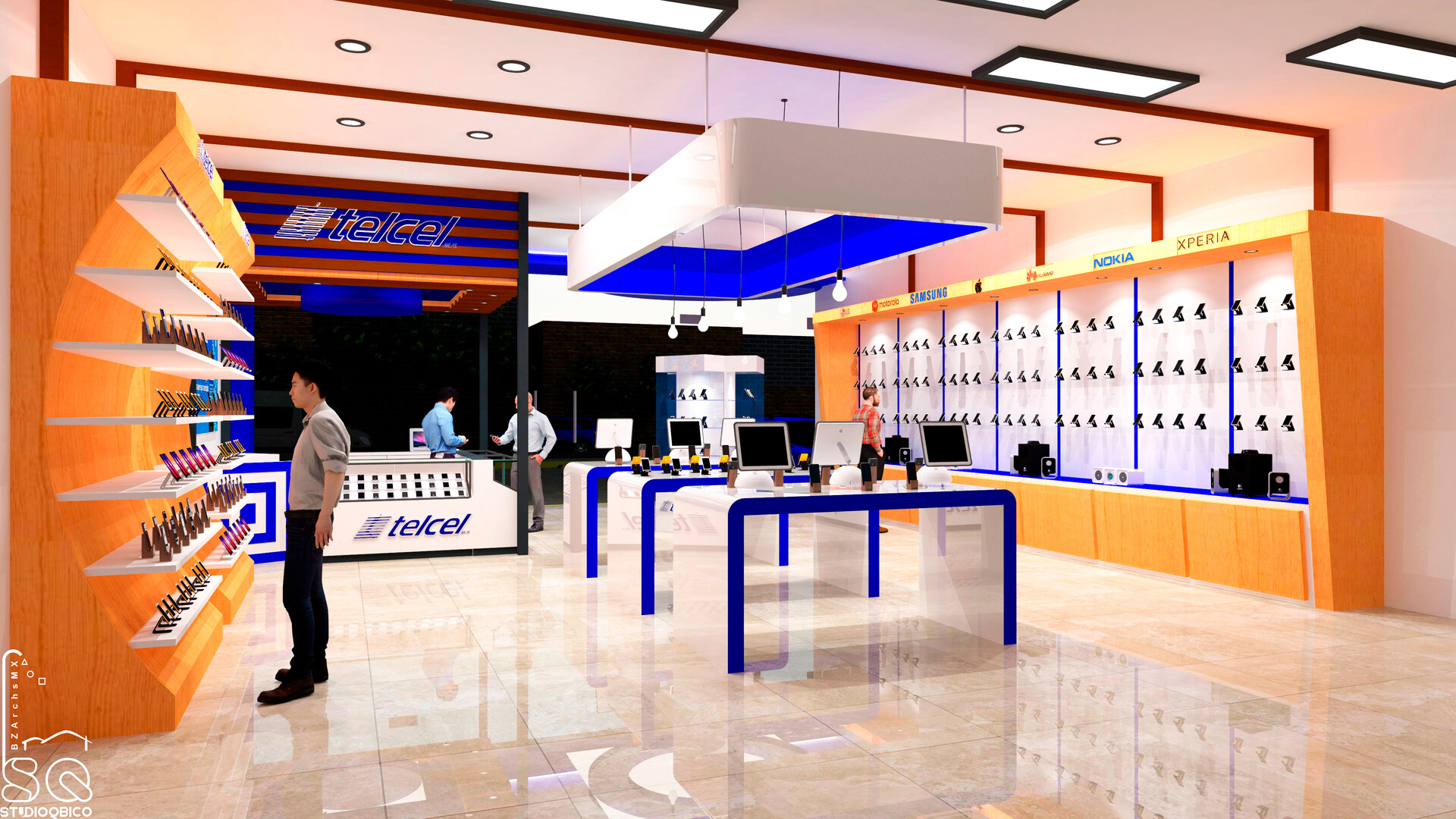 studioqbicomx - Tienda Telcel "PLAZA PRADEA SUR"