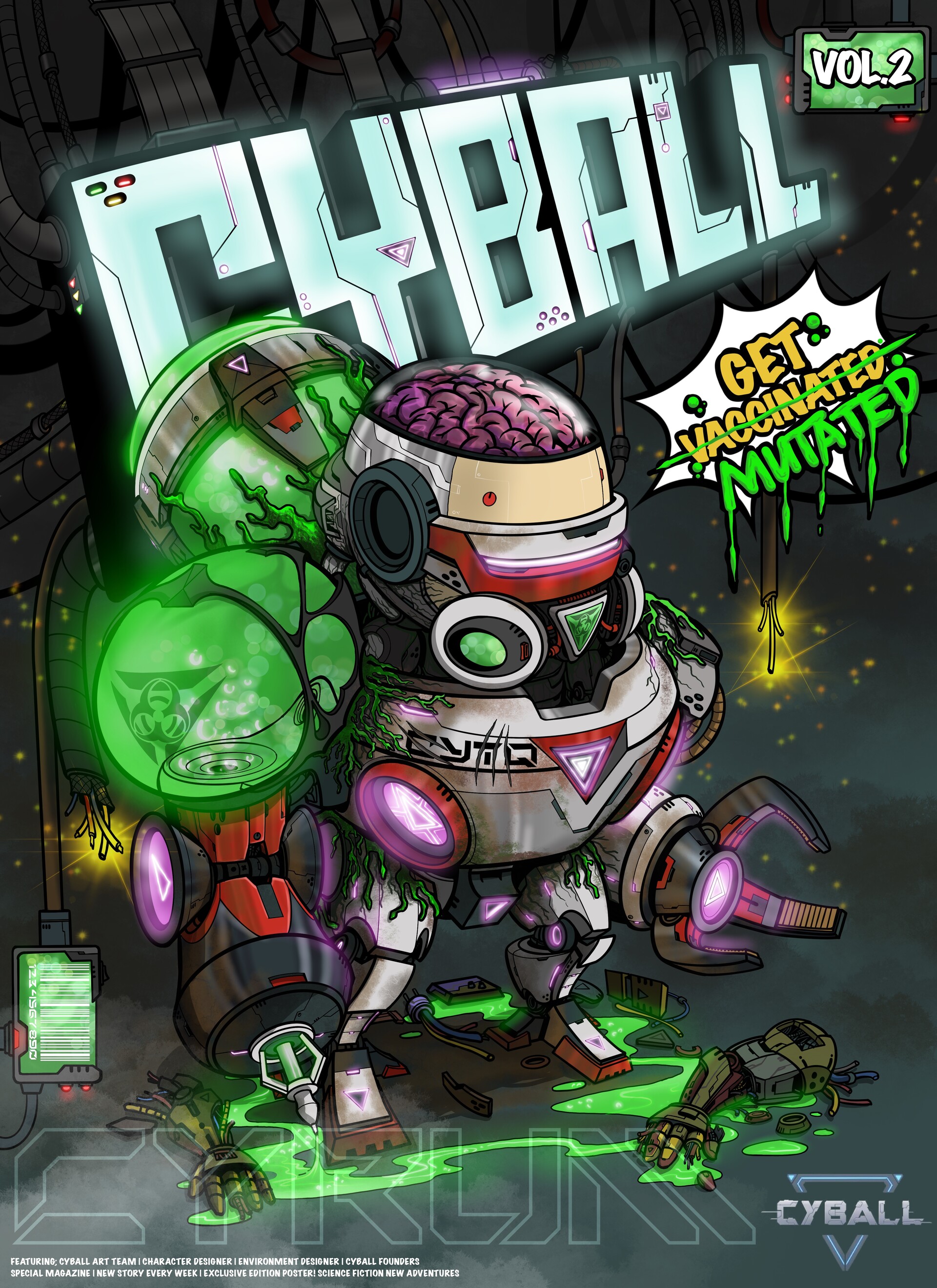 ArtStation - Mutant CyBloc Comic Book