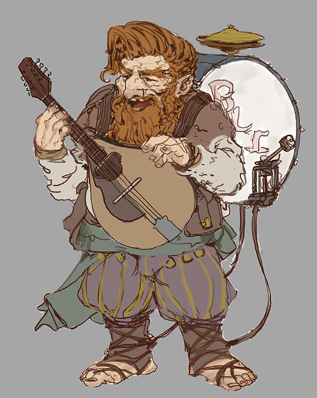 Daniel Cotter - Dwarf Bard DND