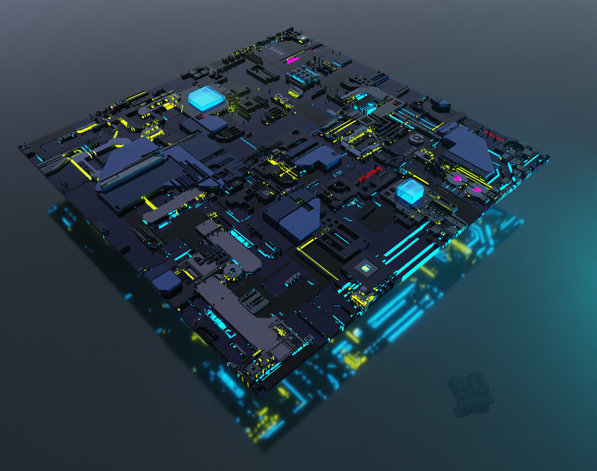 ArtStation - Circuit board