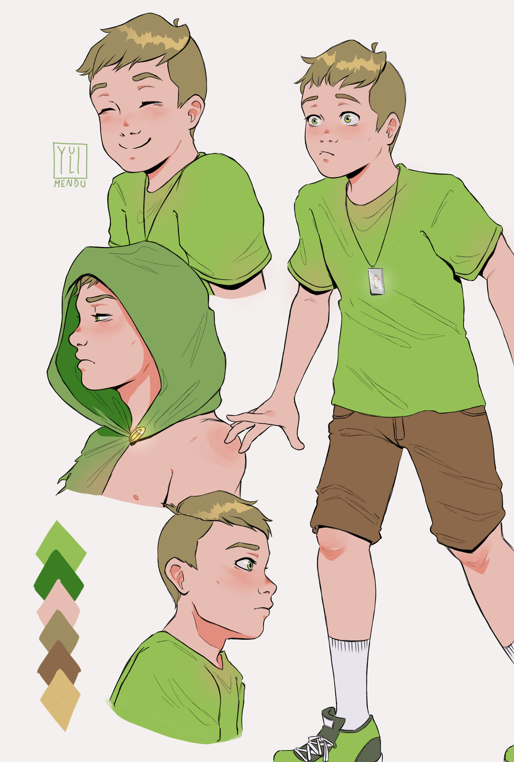 ArtStation - Concept art of Takuru (Original character)