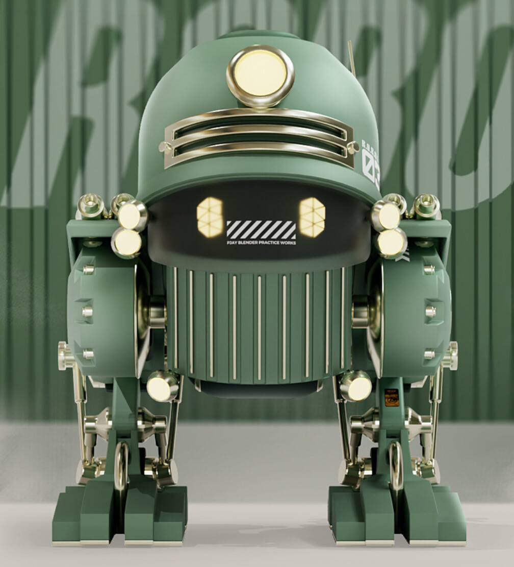 ArtStation - 3D Robot Modeling