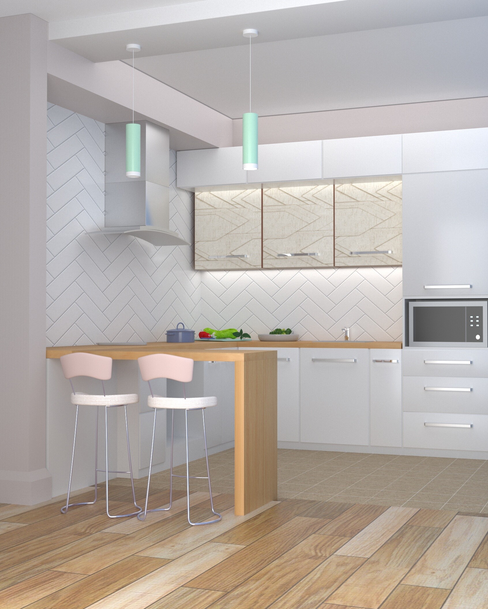 ArtStation - kitchen design