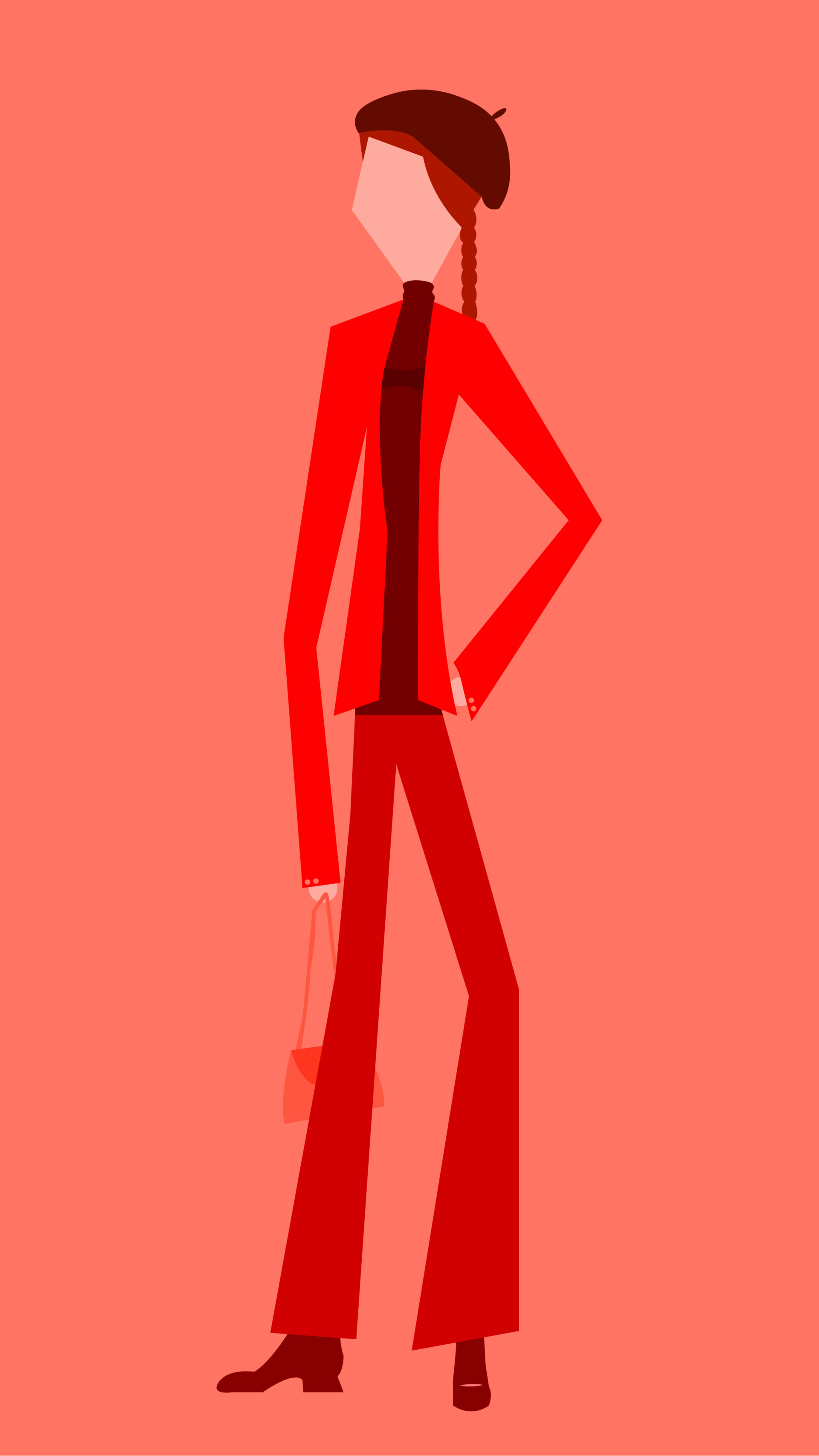 ArtStation - Lady in Red