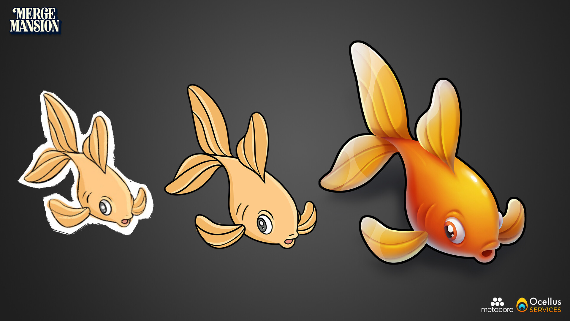 Ocellus - SERVICES - Merge Mansion - Casey and Skatie: Tropical Fish