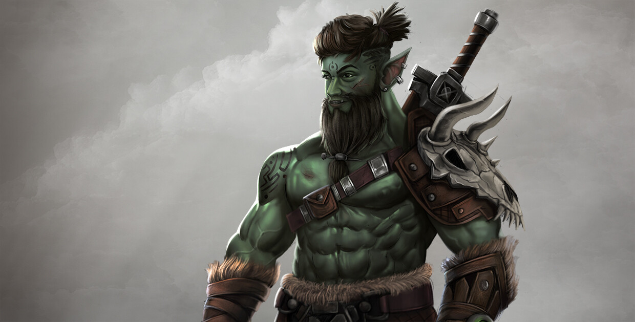 ArtStation - Orc male Character