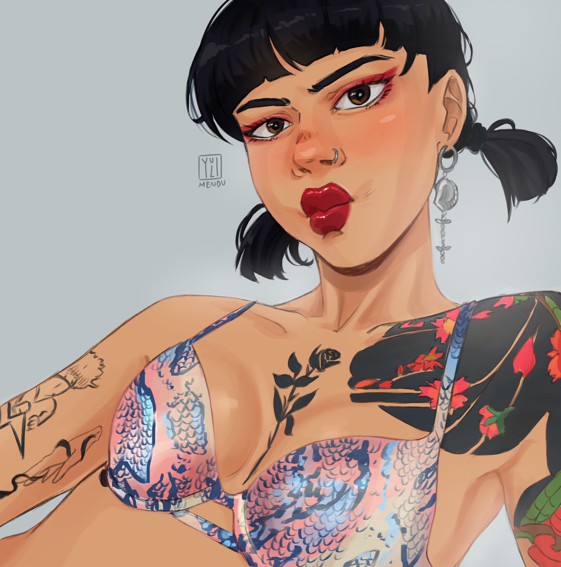 ArtStation - Portrait of @Snitchery on ig