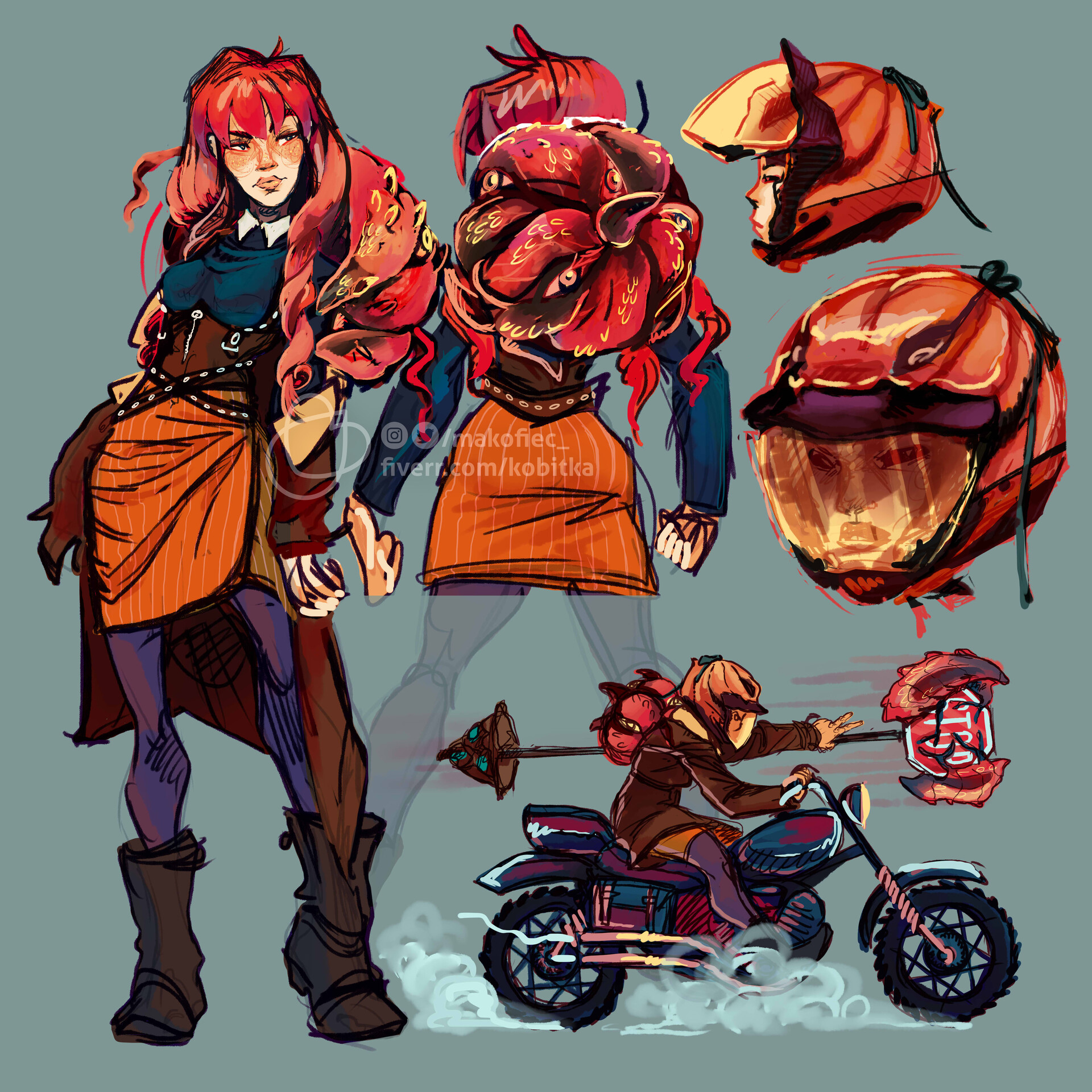 ArtStation - Erin Konoe/Chopper, Tokyo Ghoul OC
