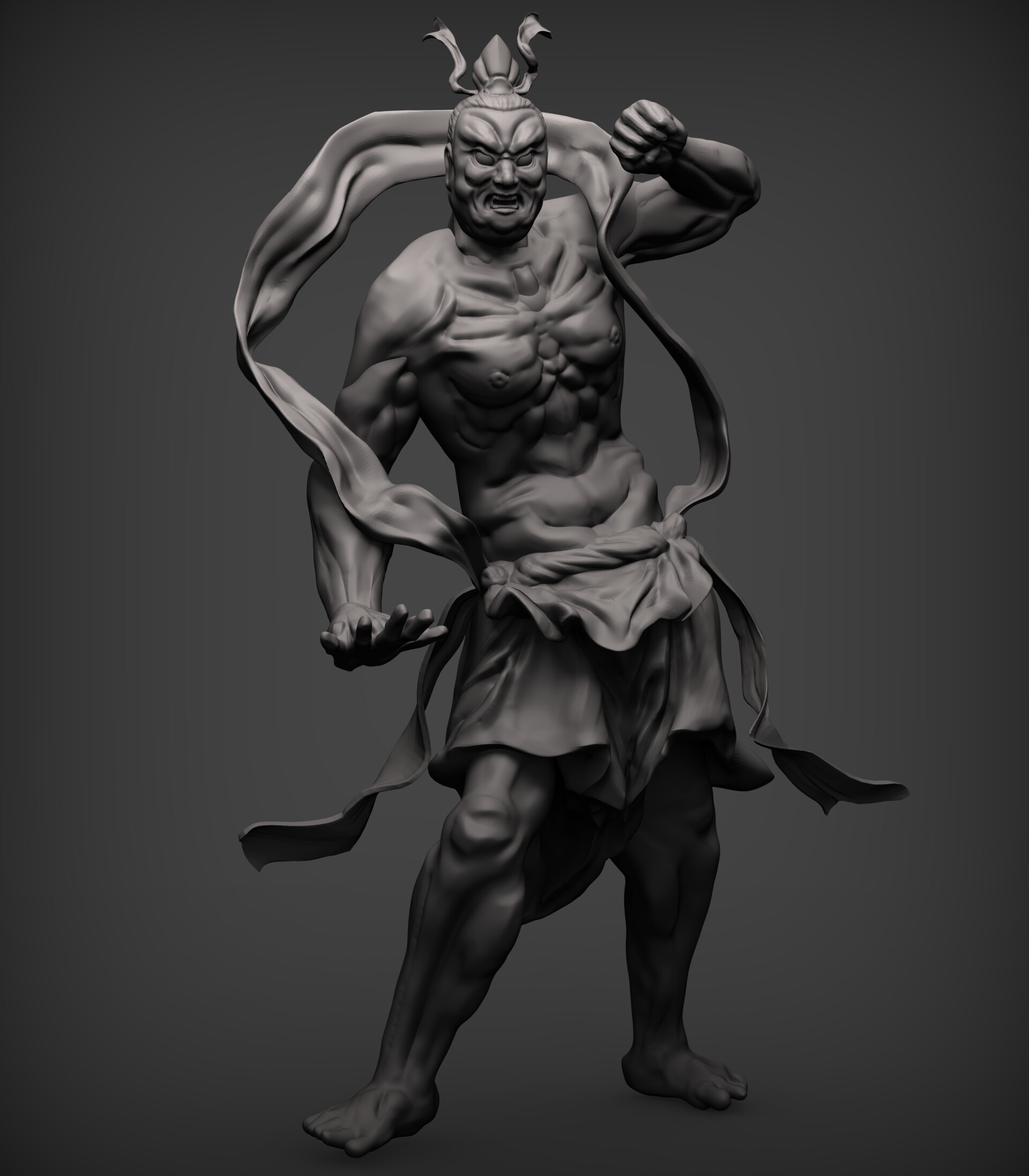 ArtStation - Temple Guardian金刚力士